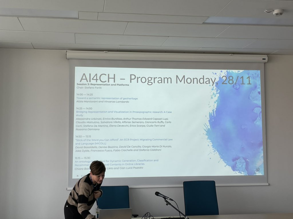 UMIL Participated in the 1st Italian Workshop on AI for Cultural ...